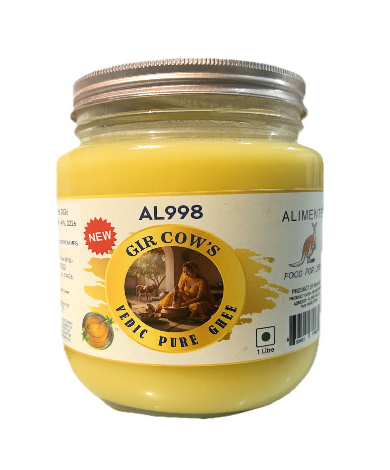 AL 998 A2 GIR COW PURE VEDIC GHEE 1 Litre – ALIMENTE